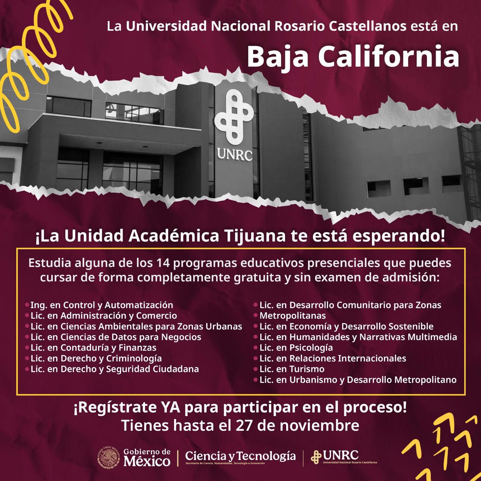 Universidad Nacional Rosario Castellanos Abre Convocatoria Para Nuevo
