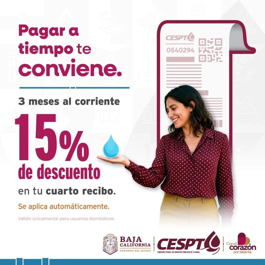 CESPT Aplica descuentos autómaticos de 15 por ciento a usuarios ...